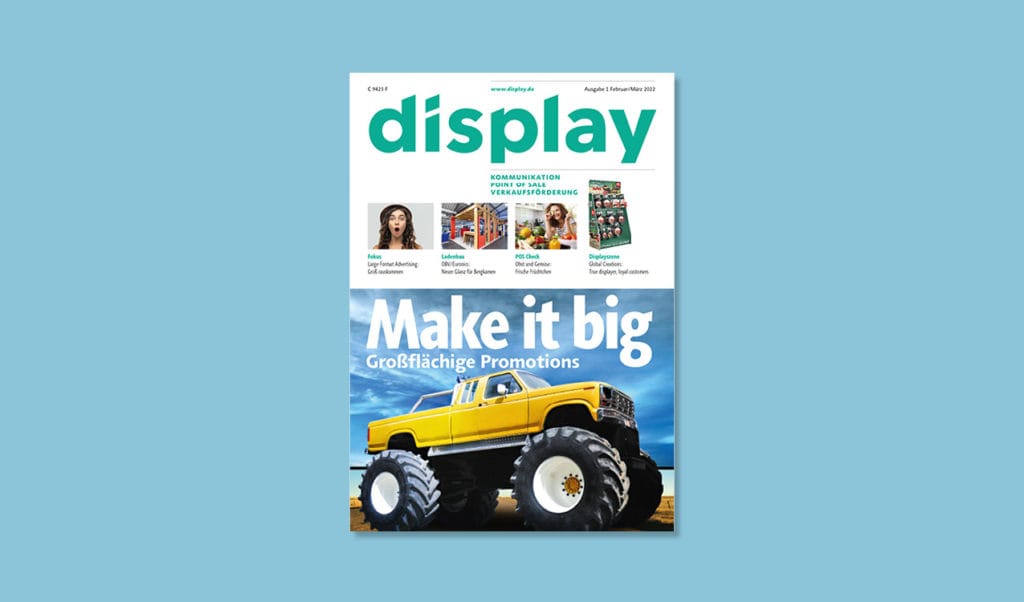 display-Ausgabe Februar/März jetzt als E-Magazin - display Magazin