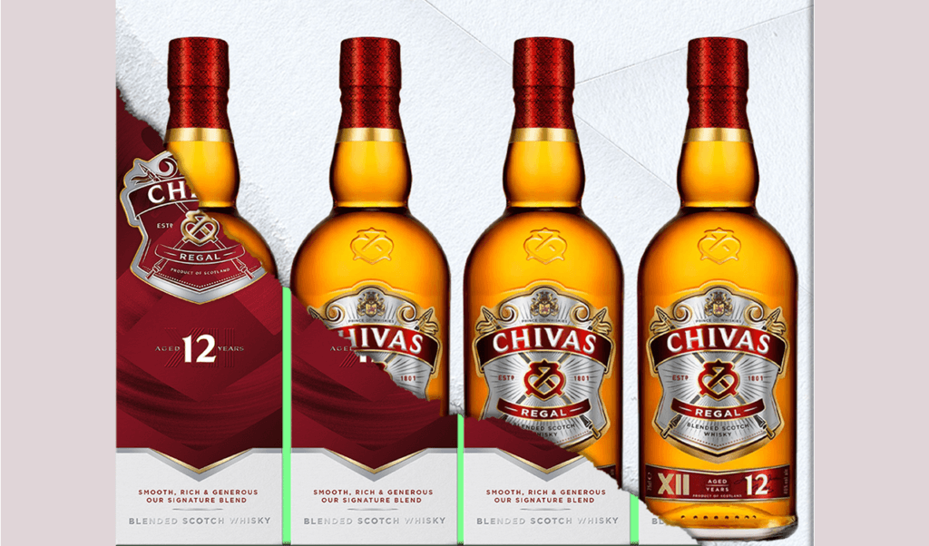 Chivas Regal: Chivas Regal: Without a Box - display Magazin