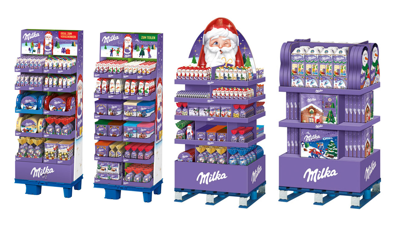 Milka-Aktion zu Weihnachten: Grüße an die Liebsten - display Magazin