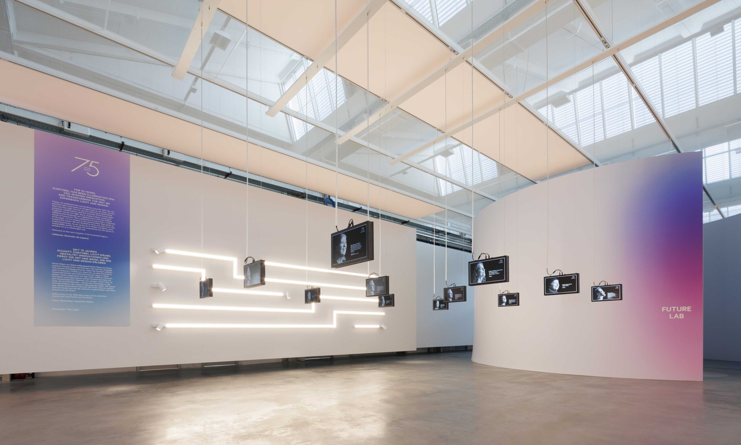 Zumtobel feiert mit Lichtausstellung - display Magazin