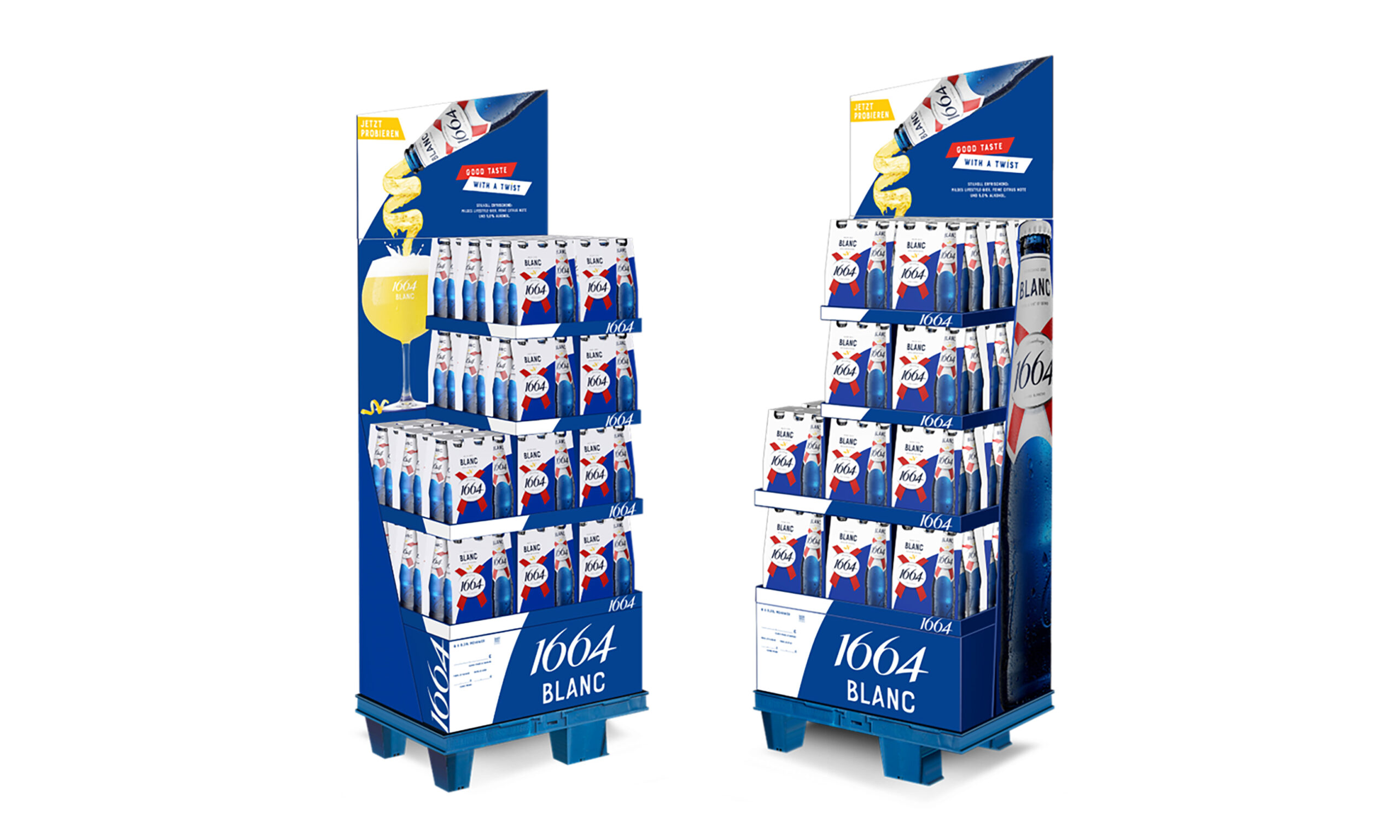 DS Smith gestaltet 1664 Blanc-Display - display Magazin